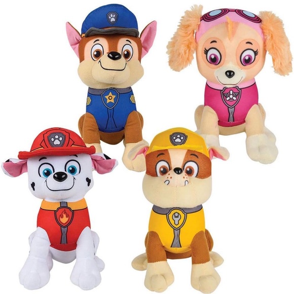Nickelodeon | Toys | Paw Patrol Nickelodeon 4 Piece Plush Pal Toy Set ...